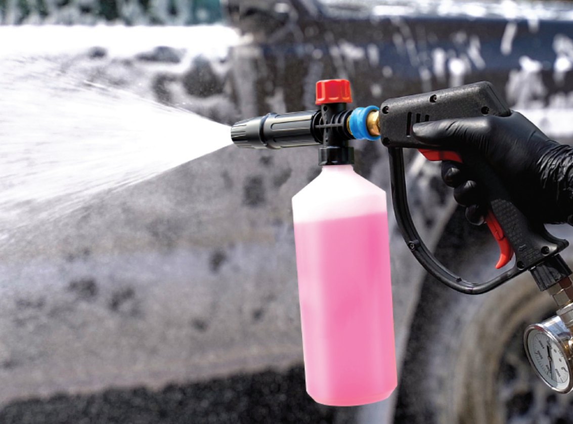 Foam Blaster Spray Nozzle for Power Washer Car Cleaning Soap Dispenser Attachment Pressure Washer Foam Cannon Snow Foam Lance BestSuppliers