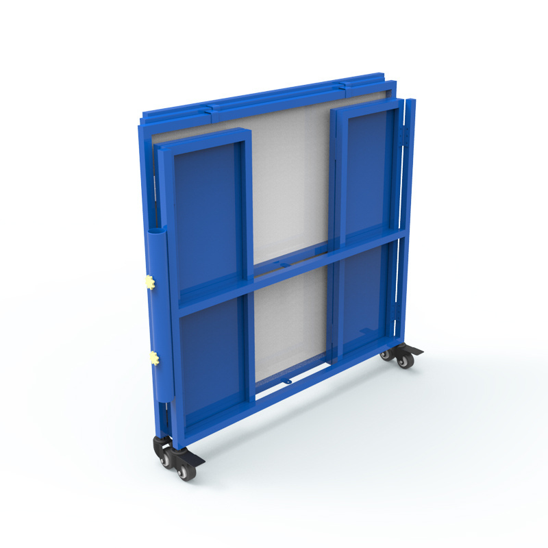 Outdoor folding promotion table with wheels and solar umbrella ...