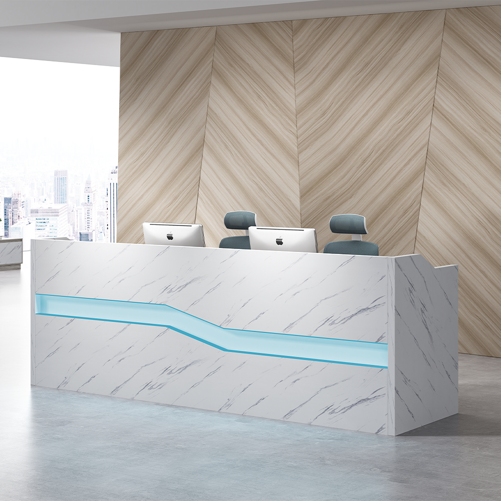 China Factory Office Building Modern Counter Front Desk Reception Desk ...
