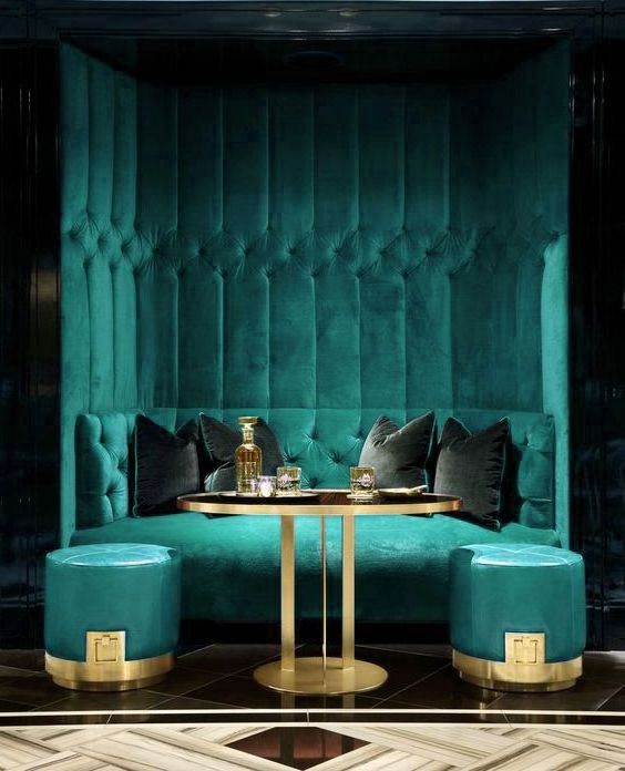 U Shape L Shape Custom Nightclub Bar Furniture High Back Half Round ...