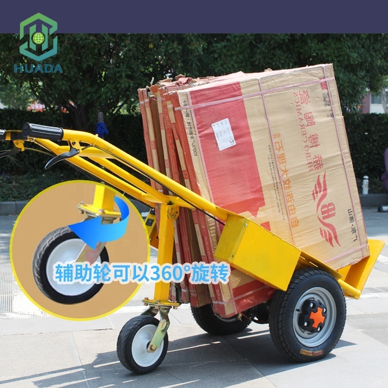 Pull push cargo carrying hand truck hand trolley two wheel industrial ...