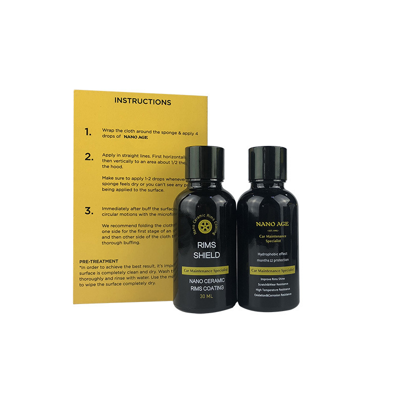 Nano Ceramic Rims Coating for Car Wheel 30 ml Hydrophobic Efficient ...