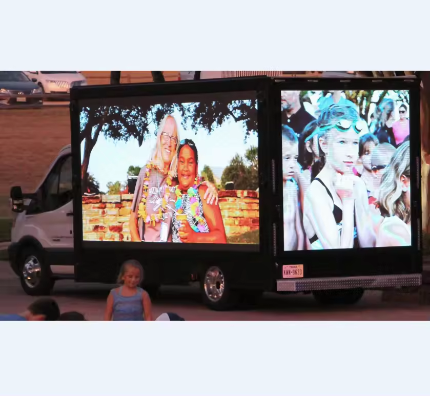 P6 P10 Outdoor Mobile Solar Led Billboard Display Message Board with ...