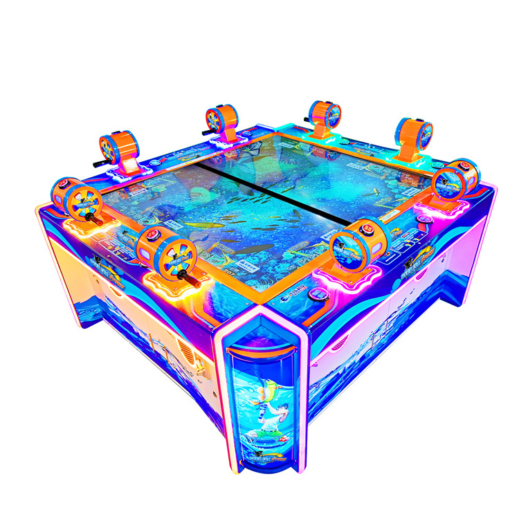 Coin Operated 43 Inch Arcade Shooting Game Ocean Hunting Fishing 8 ...