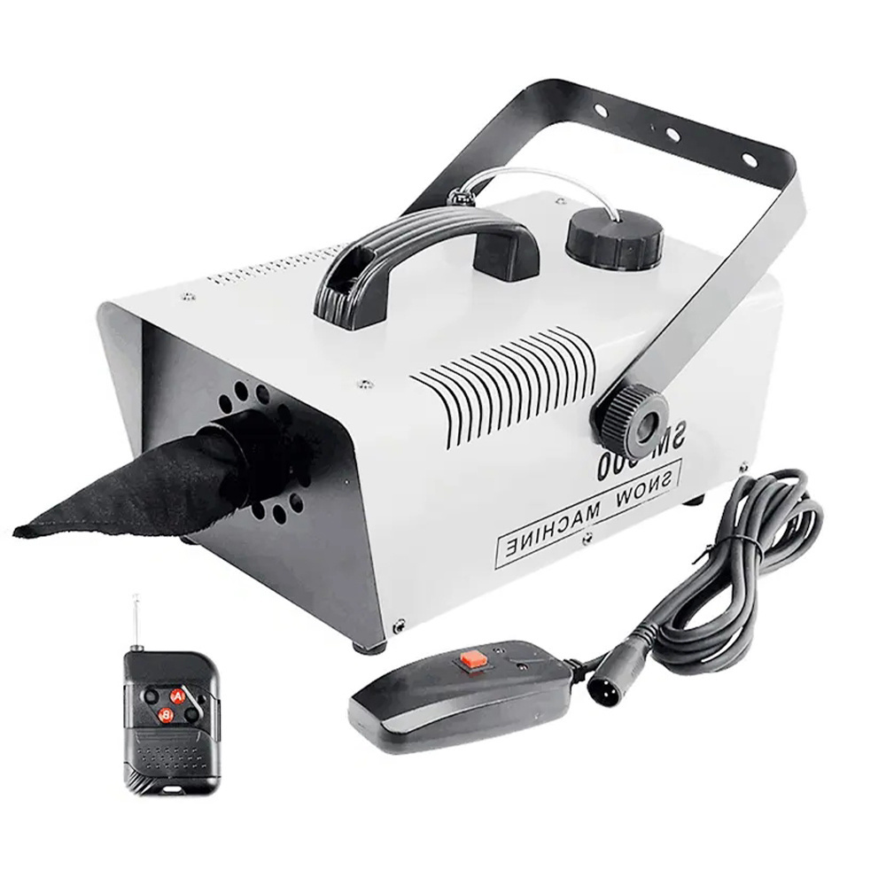 Mini 600W snow making machine outdoor Christmas party mache Party Stage ...