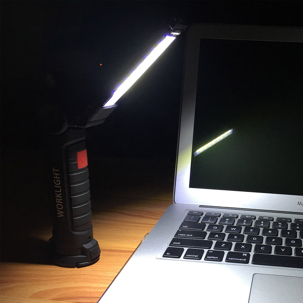 LED Work Light with Magnetic Base & Hanging Hook 360 Degree Rotate 5 ...