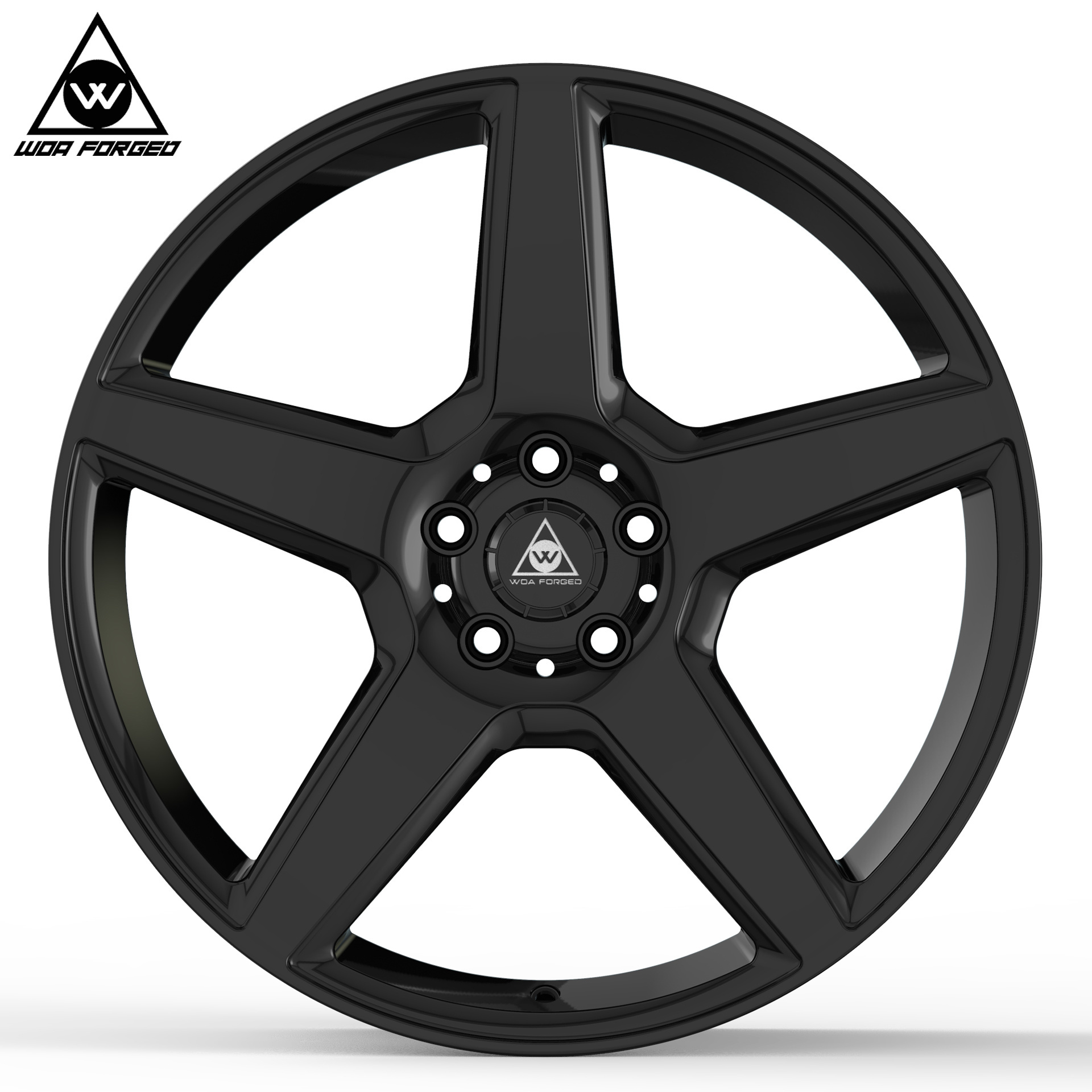 Custom Size Aluminum Alloy JDM Style 5-Spoke Universal Forged Wheels ...