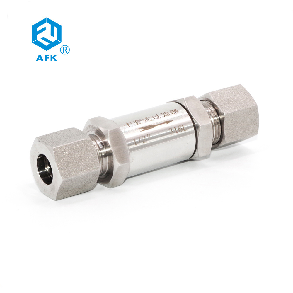 Laboratory High Pressure Stainless Steel In-Line Gas Filter ...