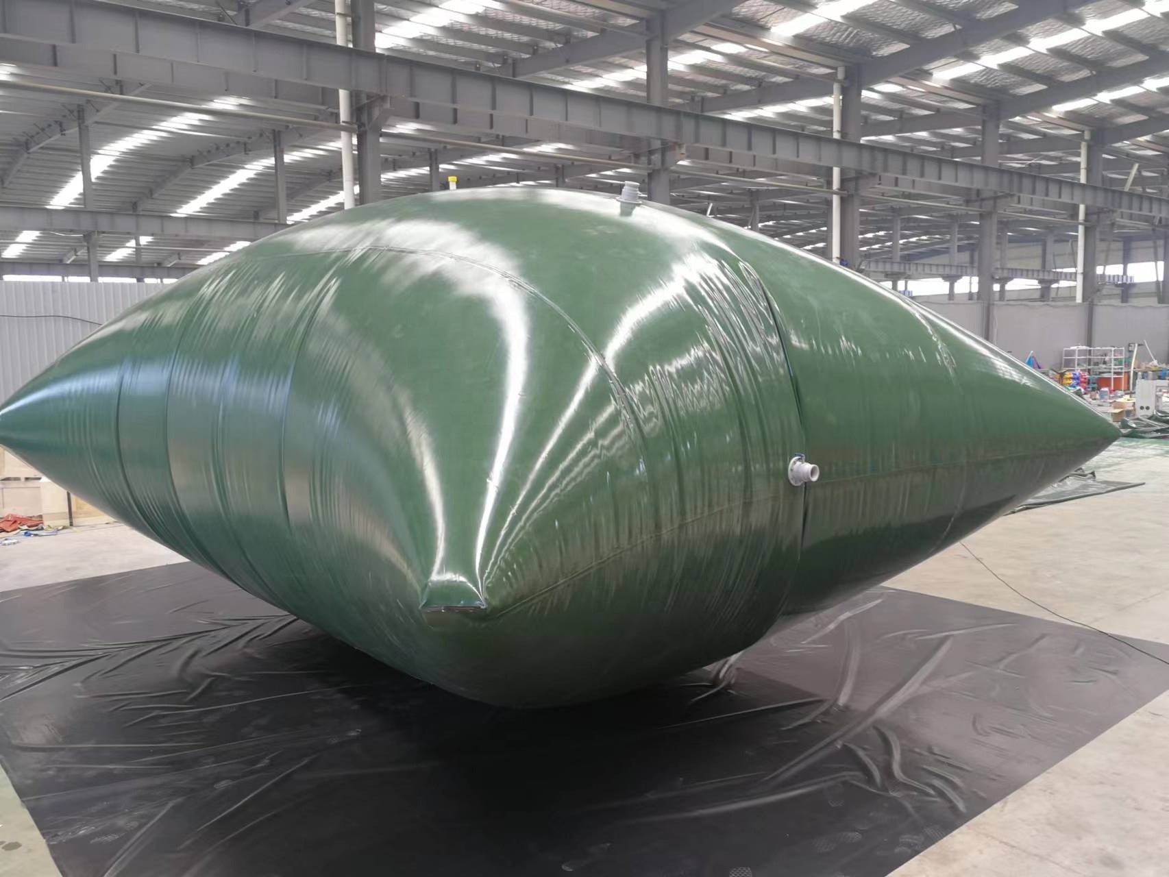 Flexible PVC water bladder storage tank 5000L collapsible rainwater ...