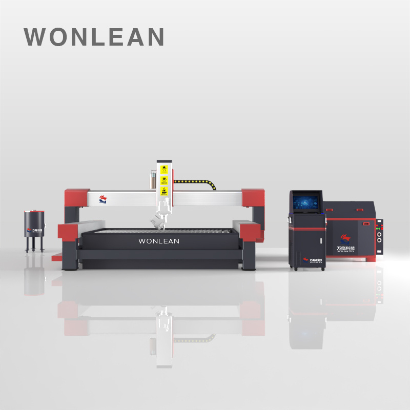 WONLEAN cnc waterjet stone cutting machine 5 axis water jet cutting ...