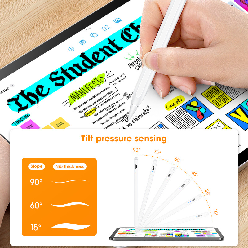 Bulk Magnetic Universal Stylus Writing Pen Pad Digital Pencil with Palm ...