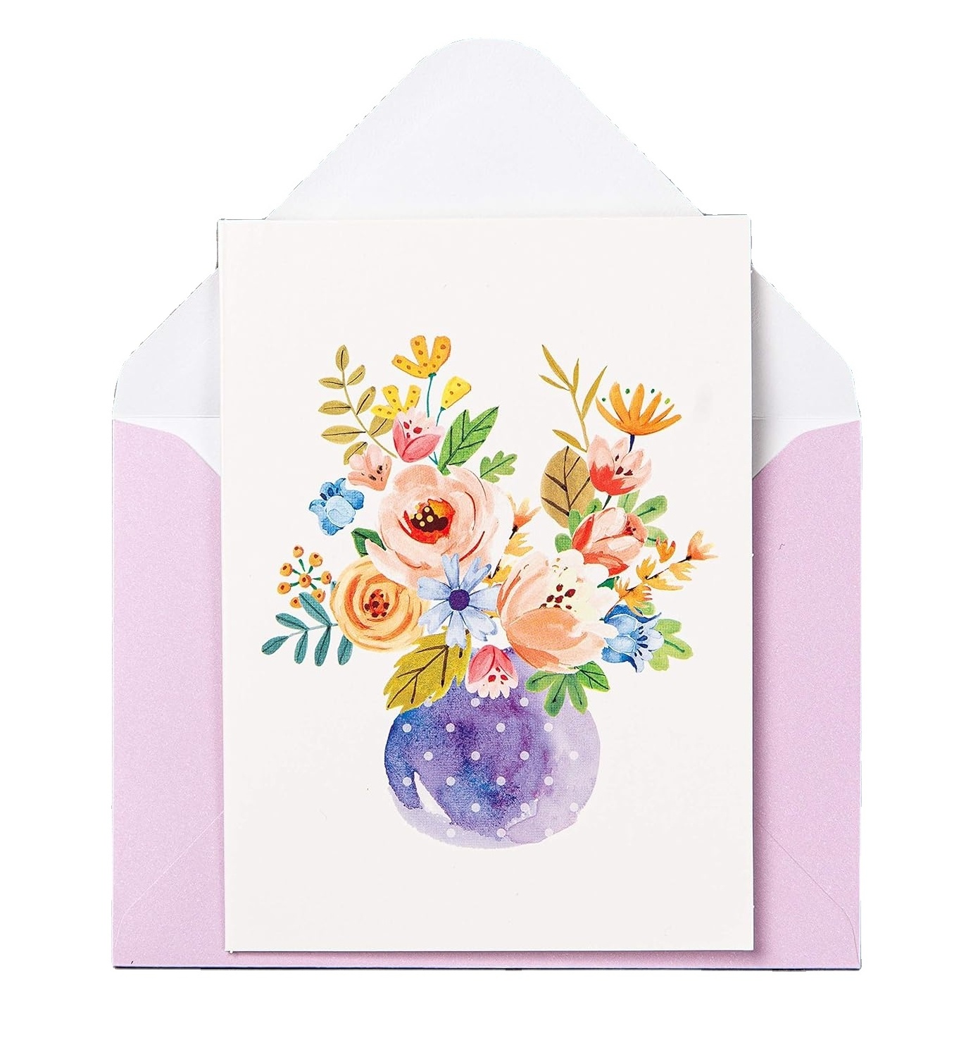 4 Assorted Cards Floral Blank Note Cards Greeting Cards with Envelopes ...