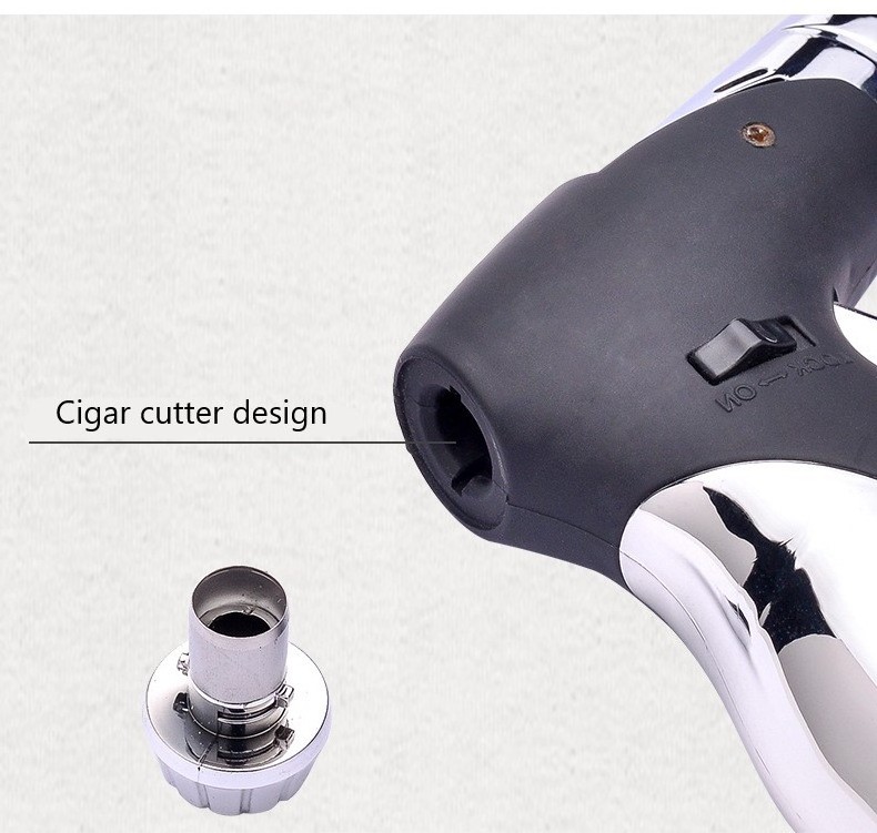 2023 Wholesale Portable Cigar Four Flame Lighter Custom Windproof ...