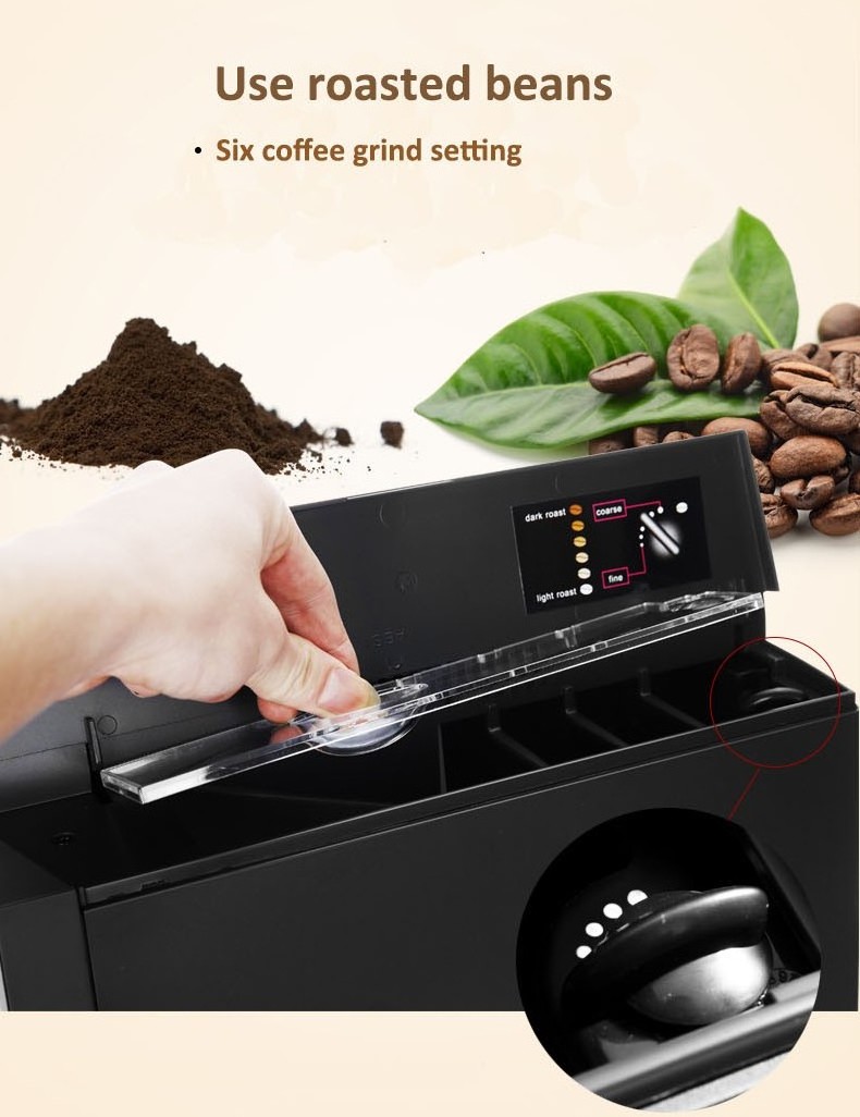 JAVA Fully Auto Espresso Coffee Maker Bean to Cup Coffee Machine ...