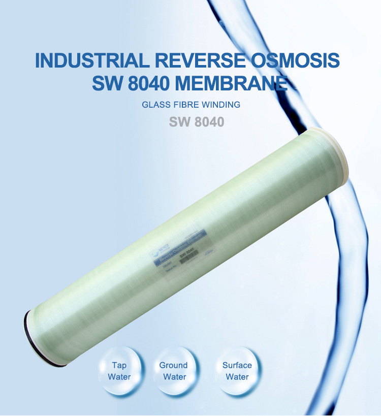 SW8040 Seawater RO Membrane 8040 reverse osmosis element for Seawater ...
