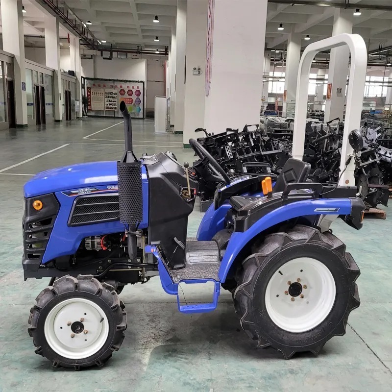 Small 4X4 Mini Farm 25Hp Power Tiller Traktor 4X4 Farm 4Wd Compact ...