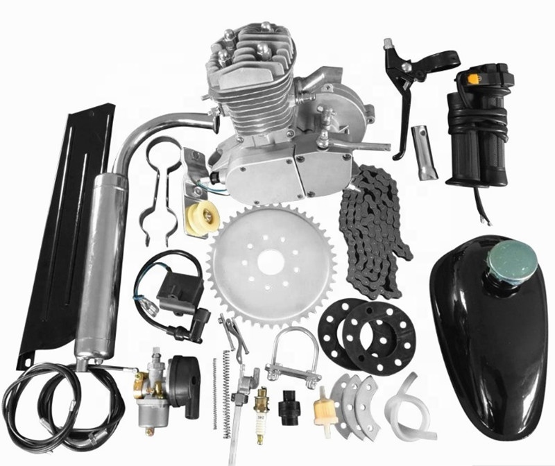high performance 2 stroke 80cc bicycle engine kit 66cc gas petrol ...