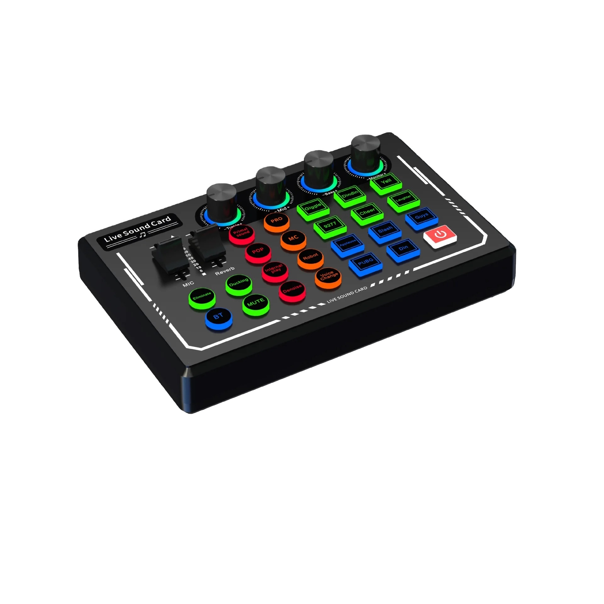 Mini profession usb condenser microphone recording mixers 4channel live ...