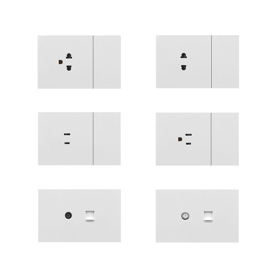 New Style 118-X1 Hotel Light Press Switch PC Panel American Standard ...
