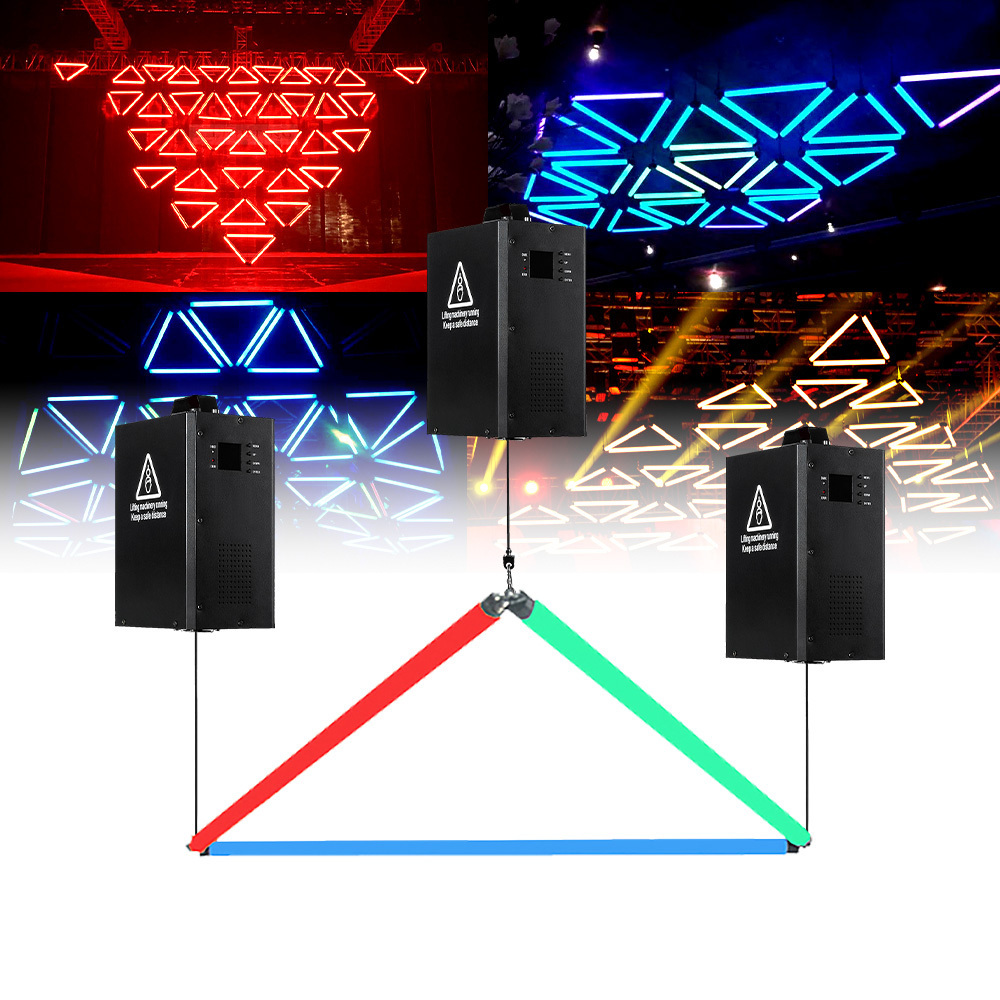 RGB LED Kinetic Tube Motor Lifting Stage Disco Bar Club DJ Warm White ...