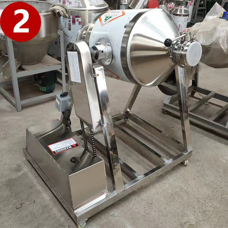 304 stainless steel drum type powder mixer Cone mixer for mixing ...