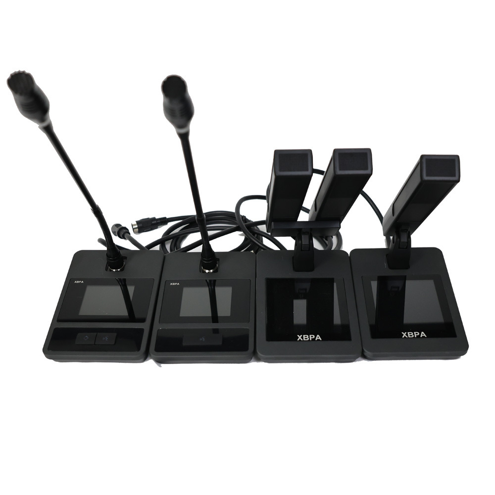 Conference room digital conference system microphone with touch screen ...