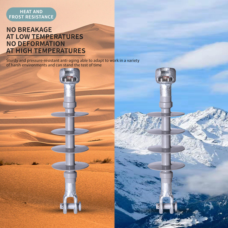 High voltage station 132kV insulator composite polymer long rod post ...