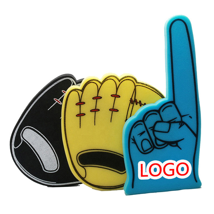 Custom Promotional recyclable eco friendly cheering hand blank sponge ...