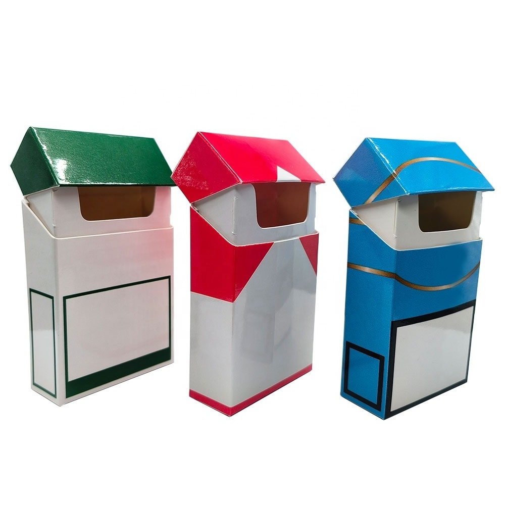 Custom Printing Paper Cigar Box Packaging Blank Cigarette Packs Empty ...