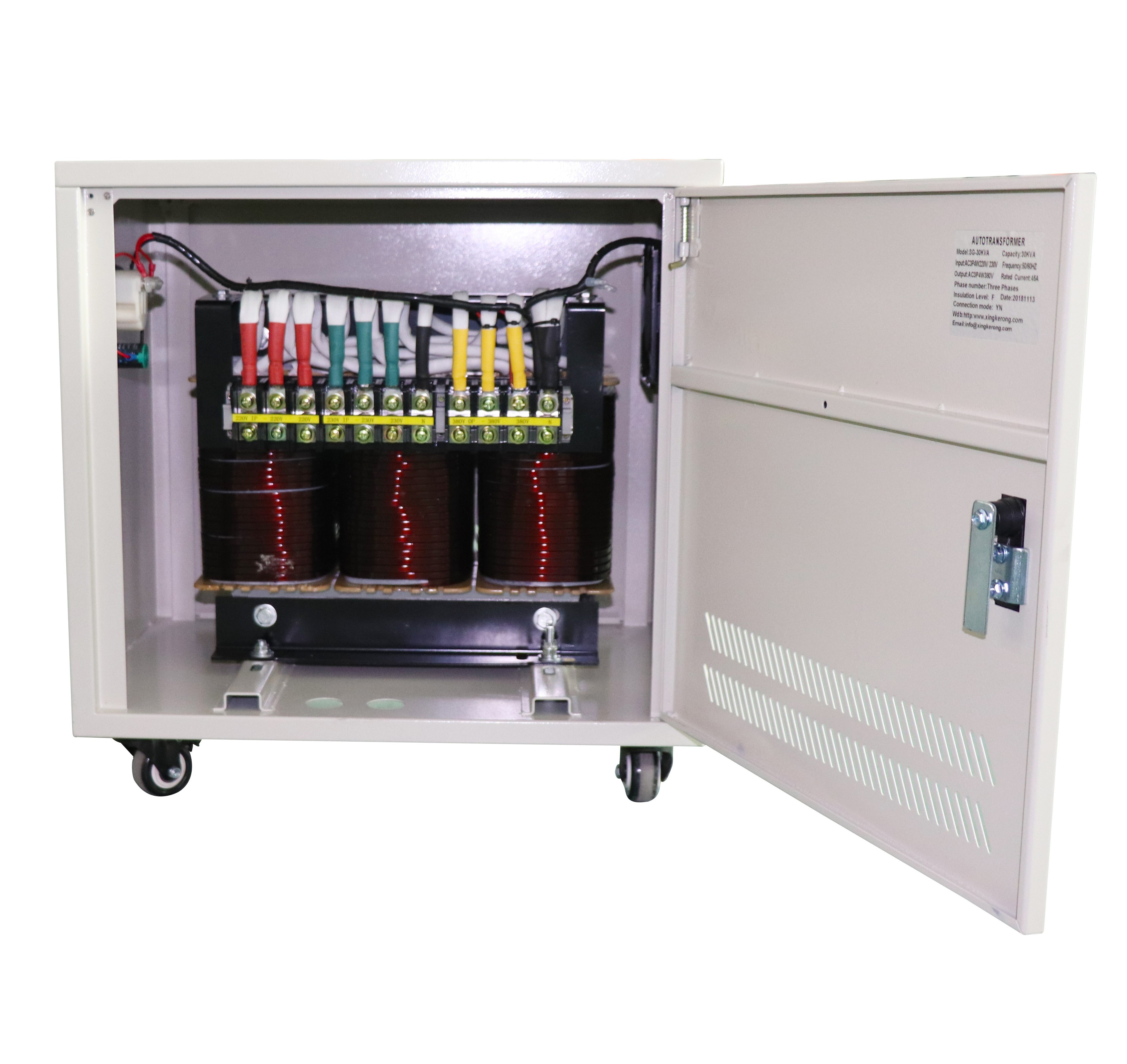 25kva 3 phase isolation transformer 480v to 208v power low voltage ...