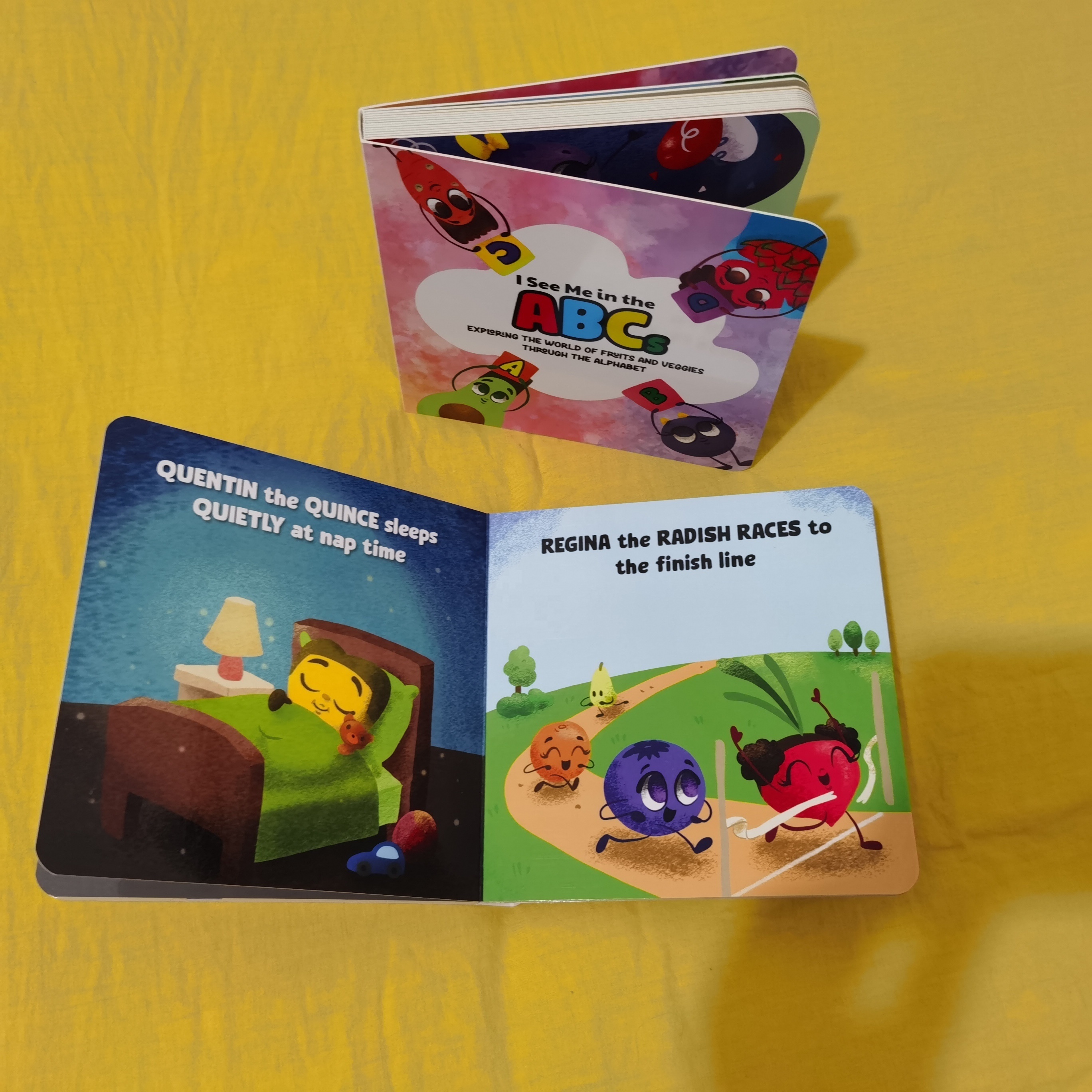 OEM children board book ABC learning, Alphabet book for kids ...