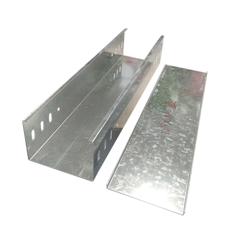China factory stainless channel type cable management tray ventilated ...