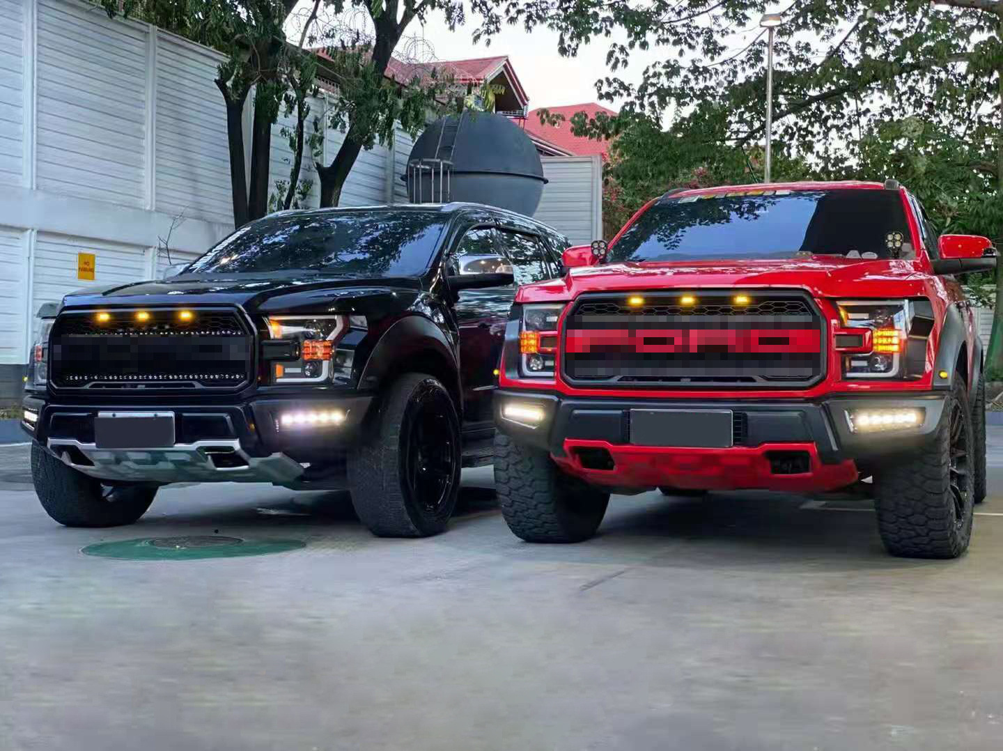 body kits Grille Wide Facelift Conversion Body Kit for Ford Everest to ...