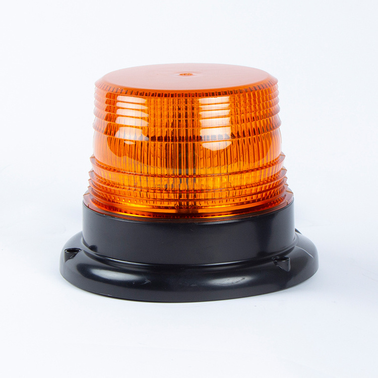 12W LED Emergency Beacon Flashing Amber Mini Revolving Light 12V ...