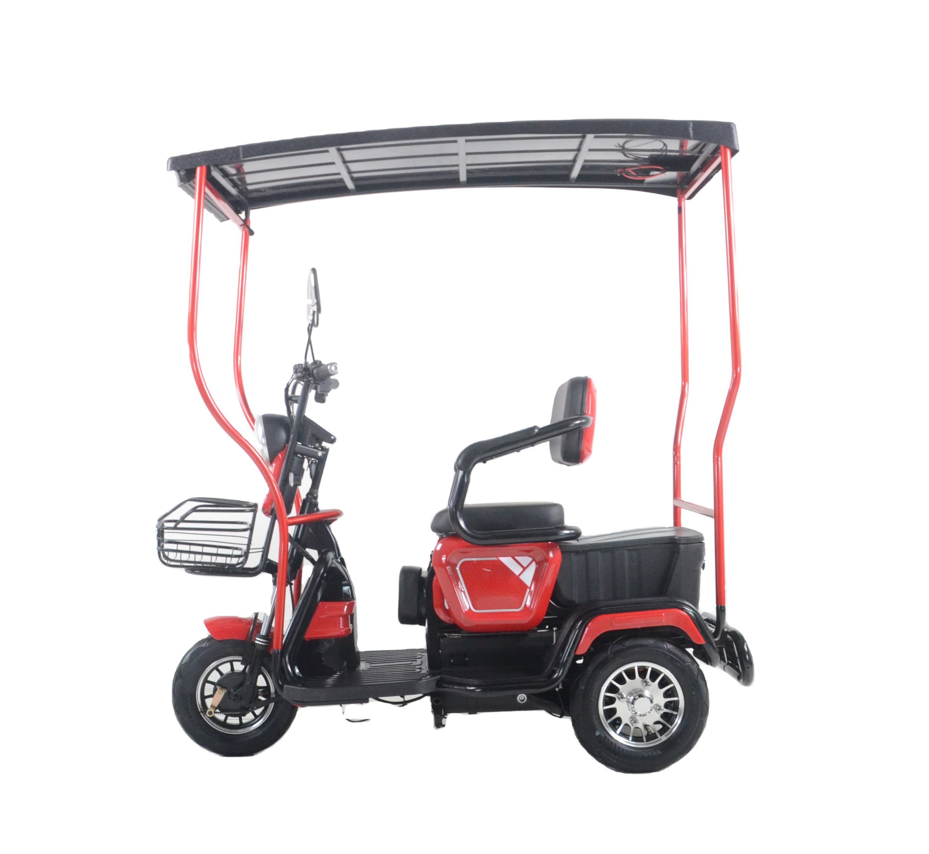 high efficiency Three-wheeled Electric Tricycle Solar Electric Scooter ...