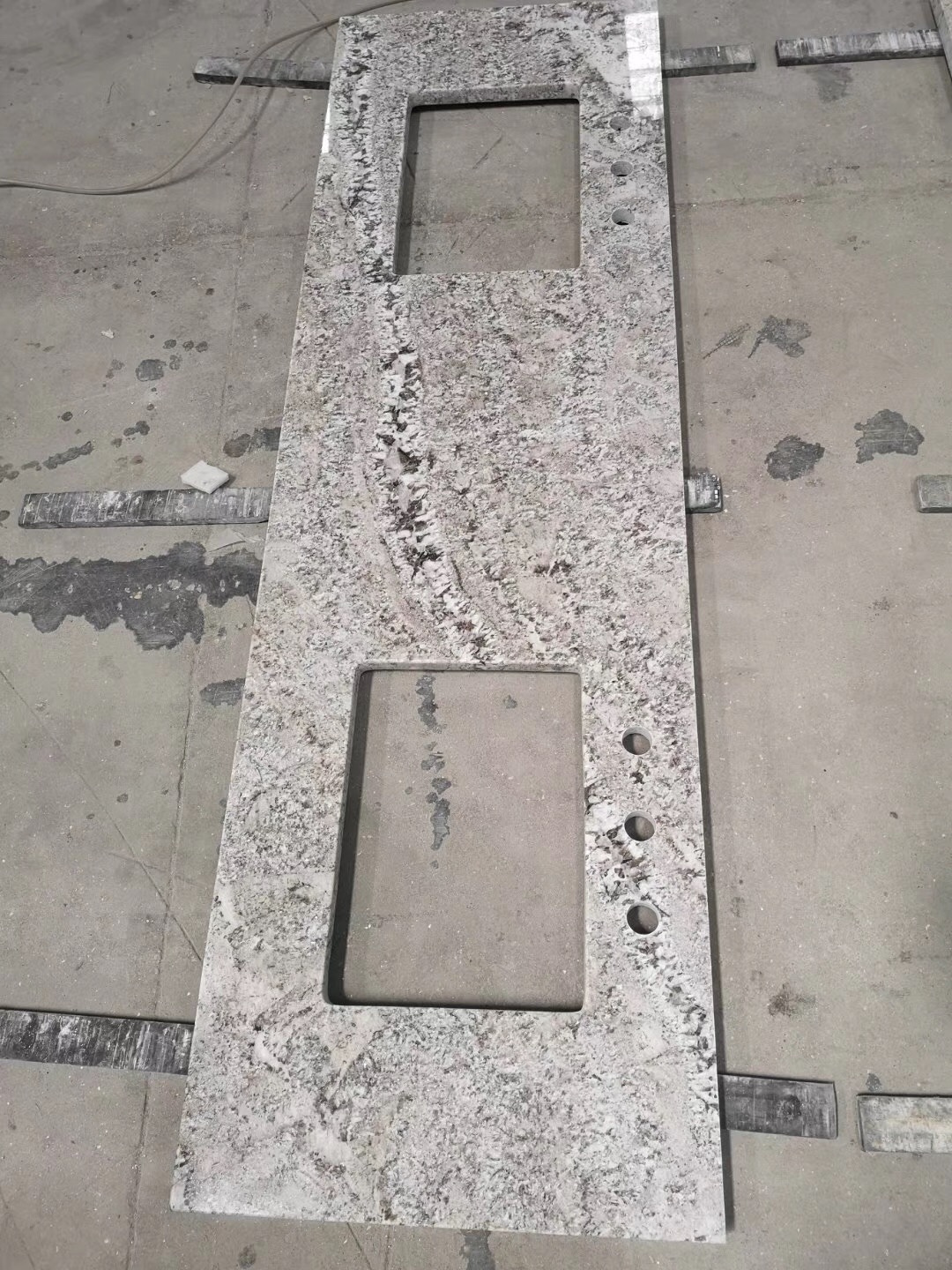 White Granite Prefab Kitchen Countertops Granite Vanity Tops ...