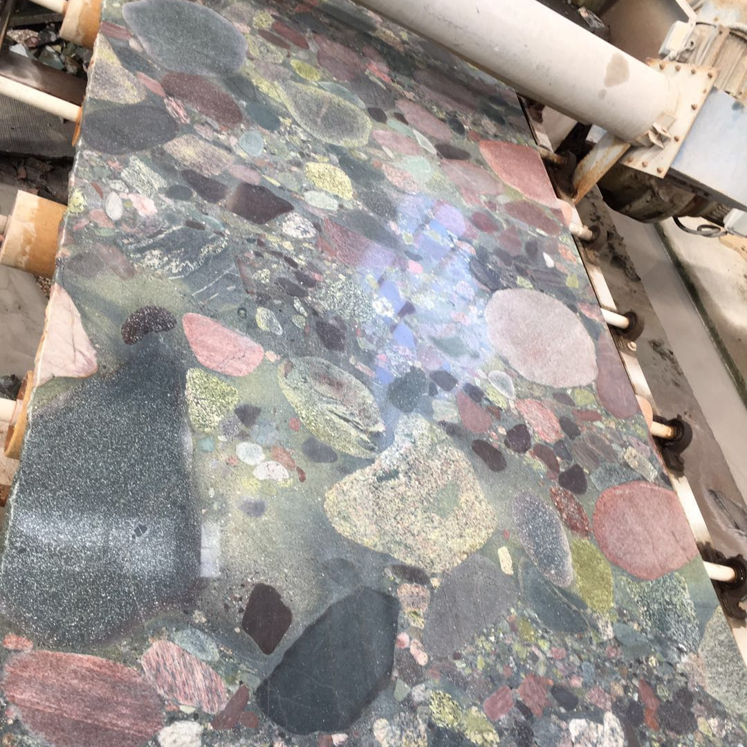 Colorful Stone Granite Slab for Park Floor Outdoor Paving Stone ...
