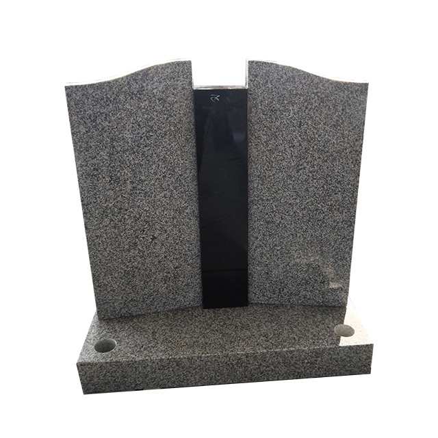 Australian style blue granite tombstone with sand cross grave stone ...