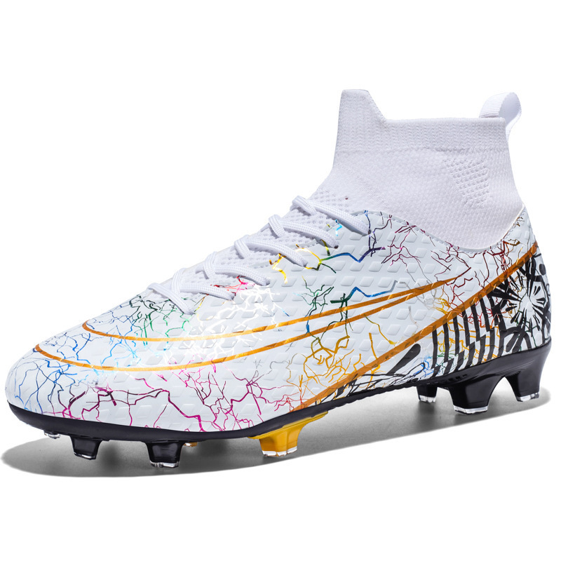 Spot new soccer shoes men's wholesale adult large size TF long spikes ...