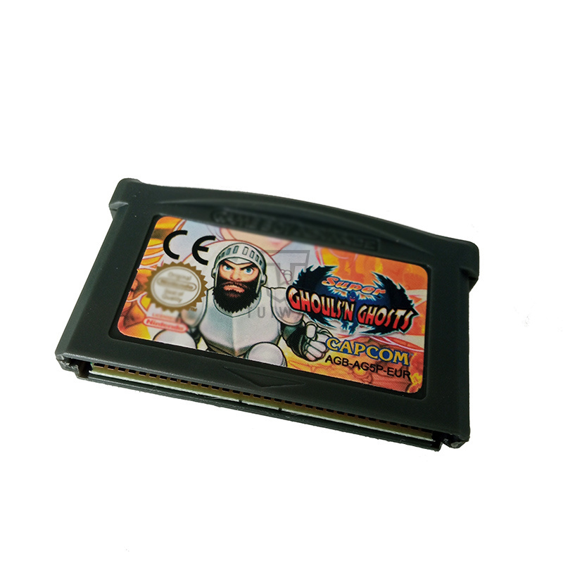 Video Game Cartridge Console Card Shining Soul Hamtaro Rainbow Ghouls N ...