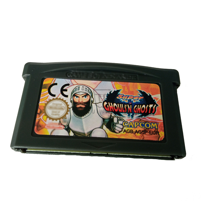 Video Game Cartridge Console Card Shining Soul Hamtaro Rainbow Ghouls N ...