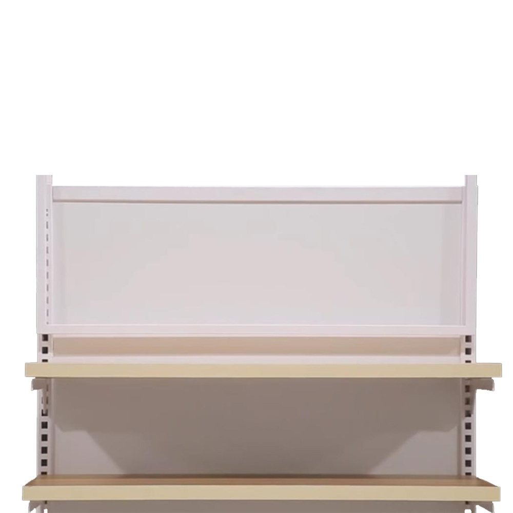 Top quality commercial wood retail clothing gondola display racks toys ...