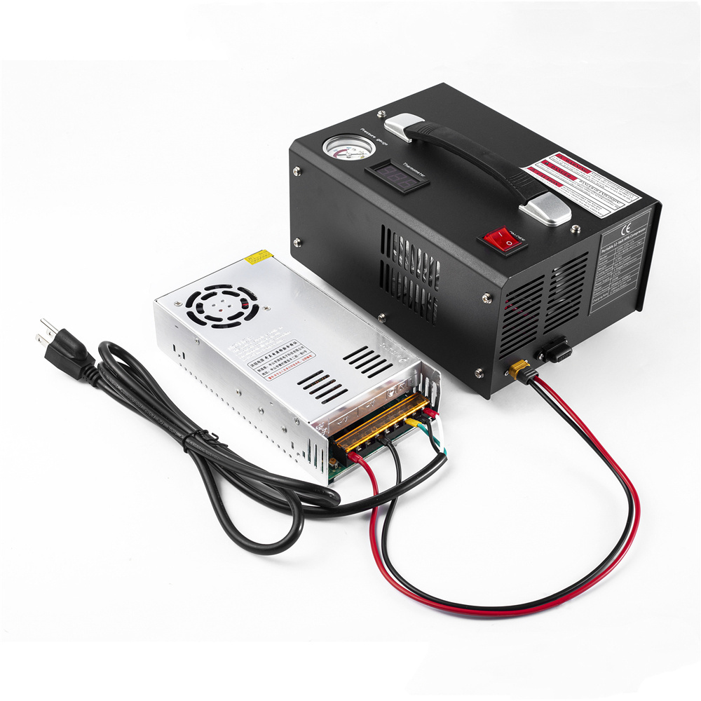 New Model Big Gauge Portable 12V Pcp Air Compressor 4500PSI With 110V ...