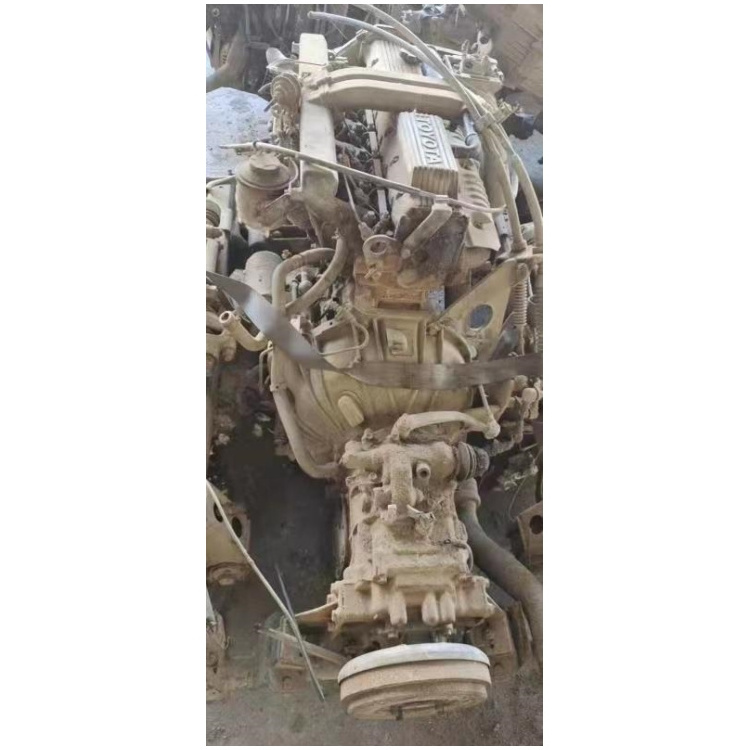 Used Original 1HZ Diesel Engine With Gearbox For Toy ota Land Cruiser ...