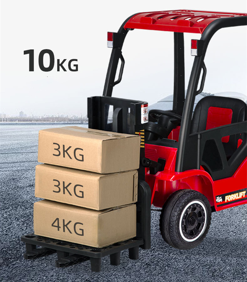 powerwheel cars kids 12v battery forklift truck electric ride-ons ...