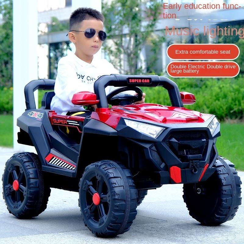 Children Power Battery Ride On 4 Seat Bumper For Toddlers Kids Car ...