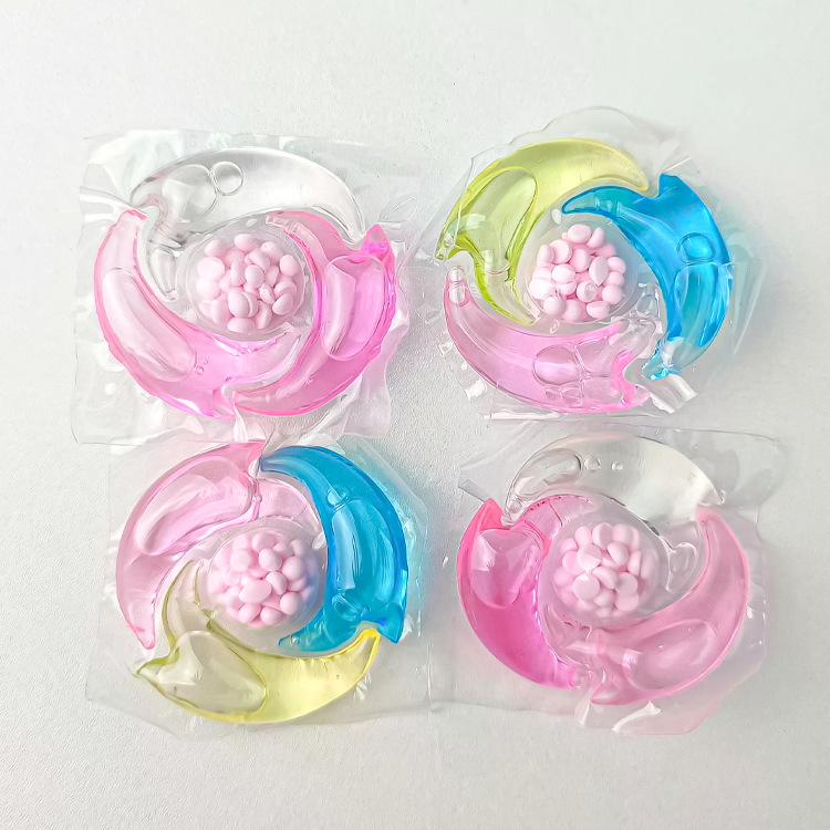 4 in 1 Laundry Pods Capsule with Scent Booster Bead Remove Odor Blood ...