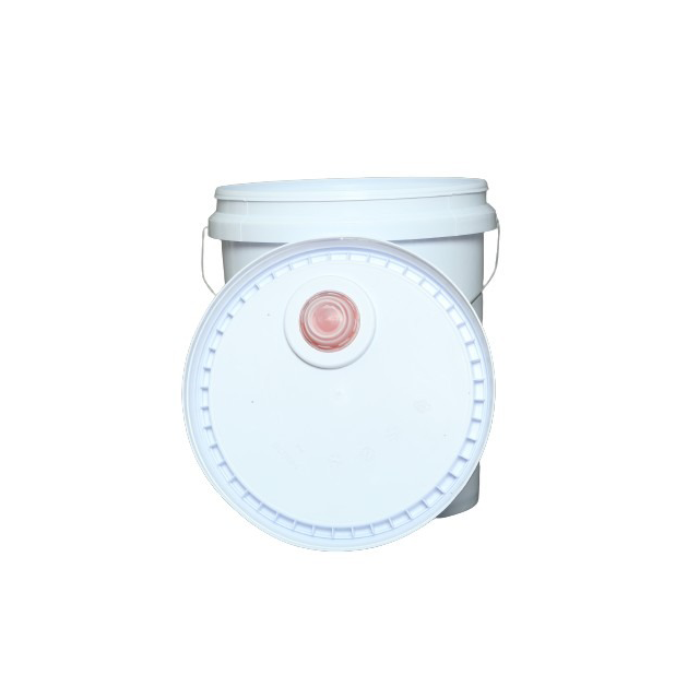 Motor oil, lube oil pail 5 gallon white plastic bucket and lids ...