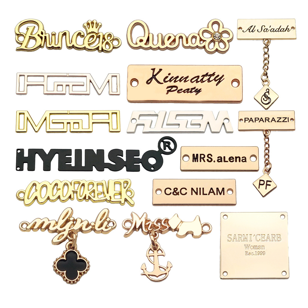 Clothing Tag Accessories Wholesale Custom Brand Logo Engraved Sewing ...
