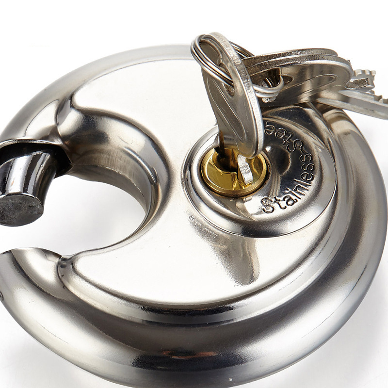 Stainless Steel 304 201 Discus Lock with 3/8-Inch Shackle for Sheds ...